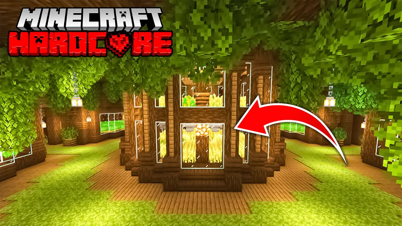 I Survived 100 Days Building Farms in Minecraft Hardcore - YouTube