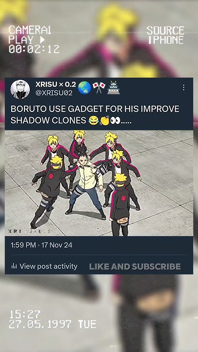 BORUTO USE GADGET FOR HIS IMPROVE SHADOW CLONES 😂👏👀..... - YouTube