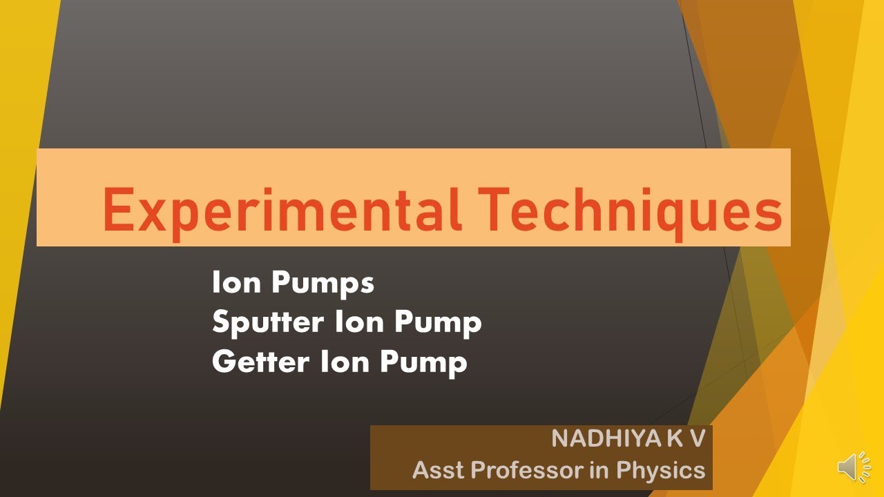 Ion Pumps #Sputter Ion Pump # Getter Ion Pump - YouTube