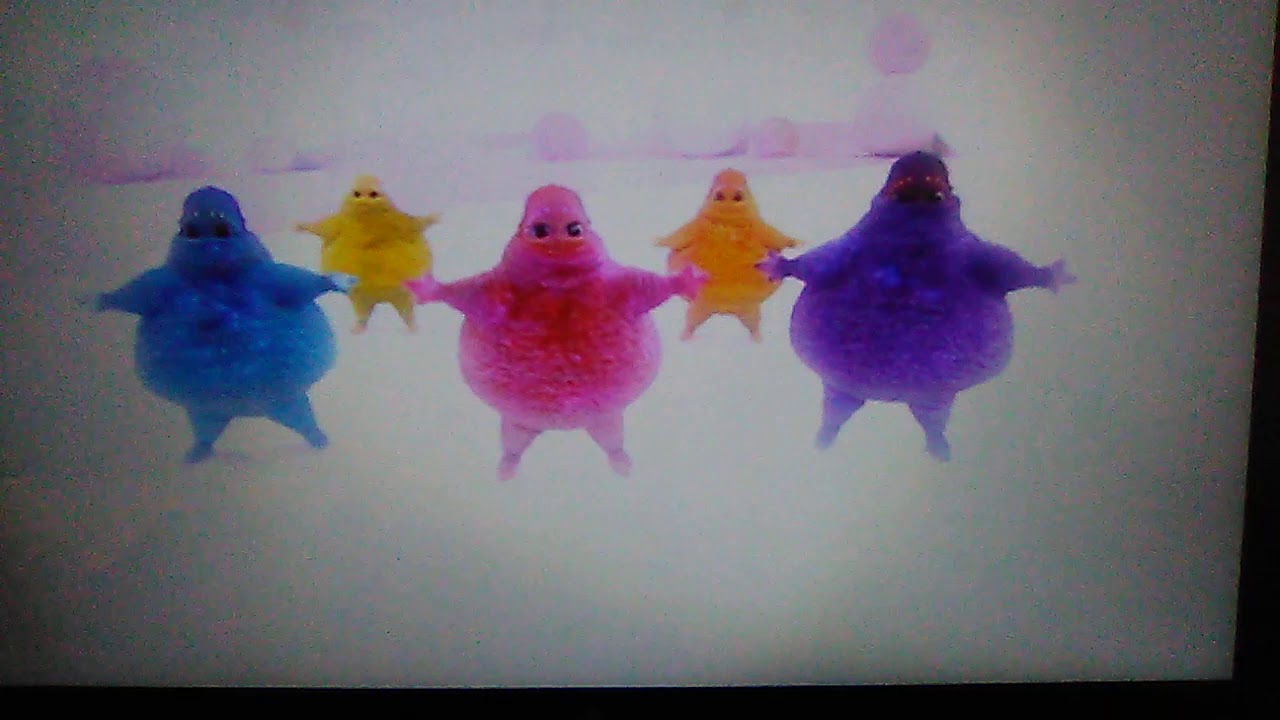 The Boohbahs Do Wide And Thin Jumping Jacks To The Bubble Factory - YouTube