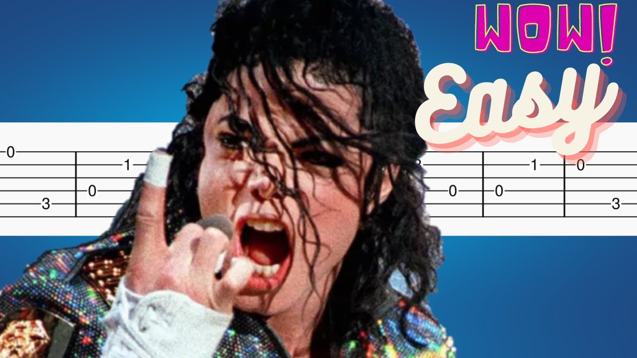 Michael Jackson - Earth Song {Easy Guitar Tutorial with Tabs} - YouTube