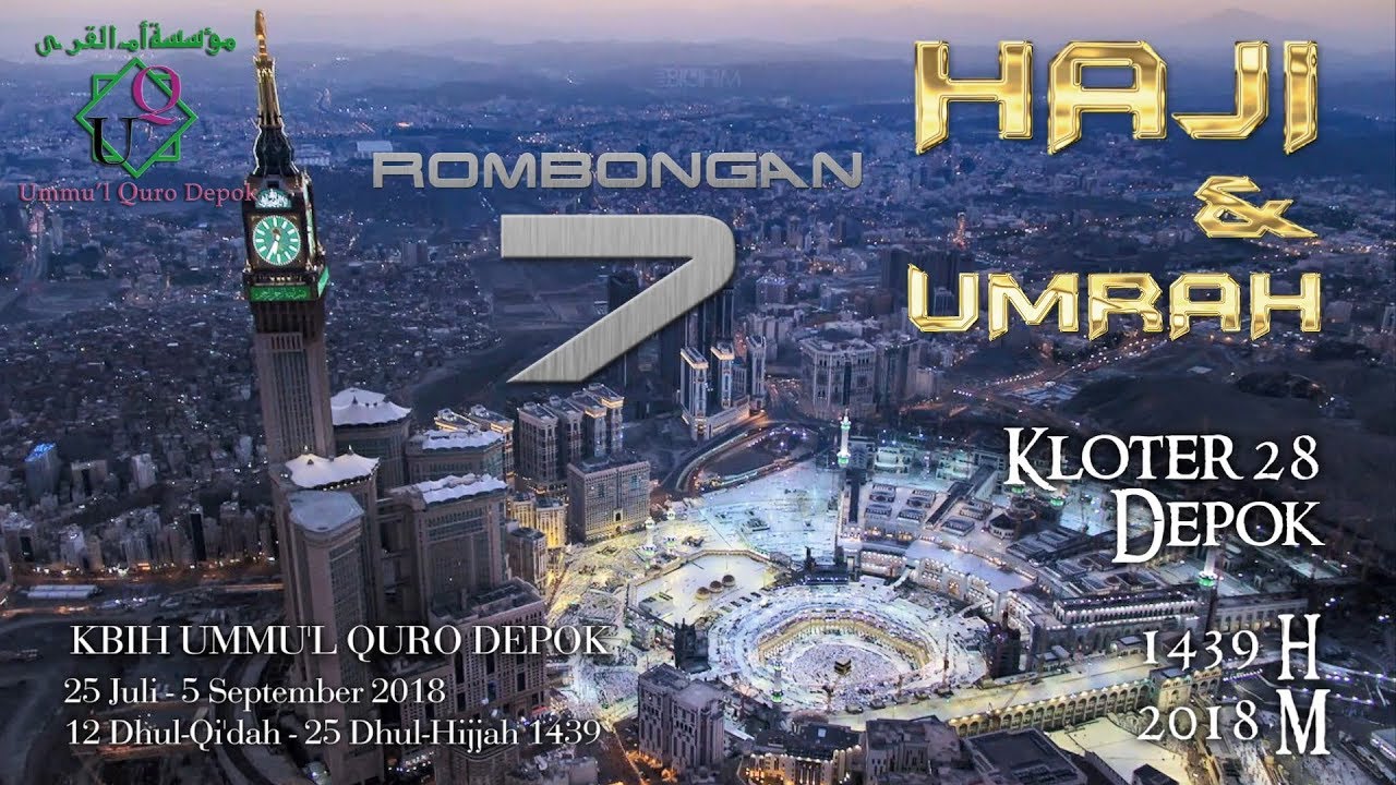Haji 2018 Kloter 28 Depok JKS R7 - YouTube