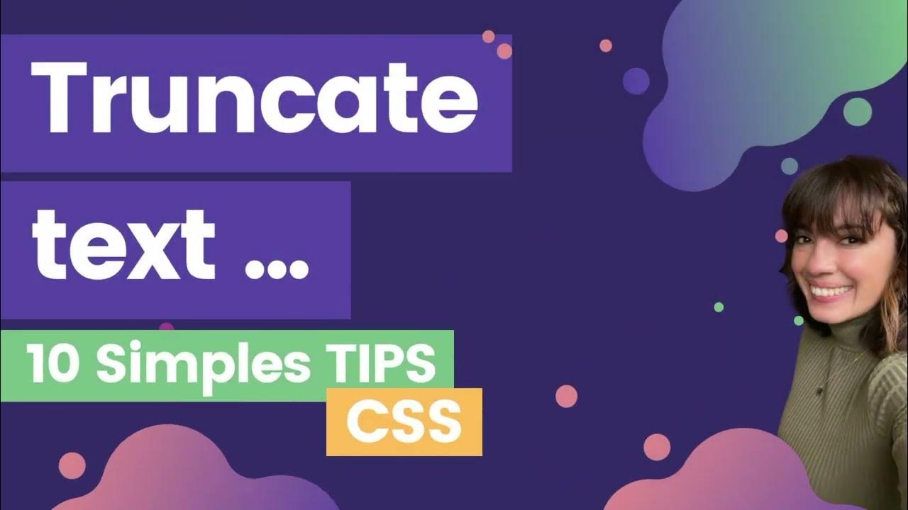 Cómo truncar un texto... con CSS - YouTube