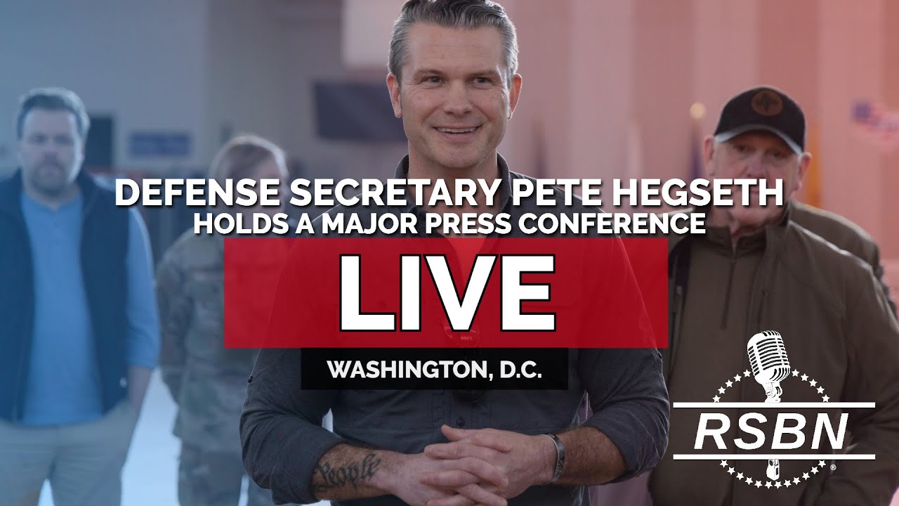LIVE: Defense Secretary Pete Hegseth Holds a Major Press Conference - 6 ...
