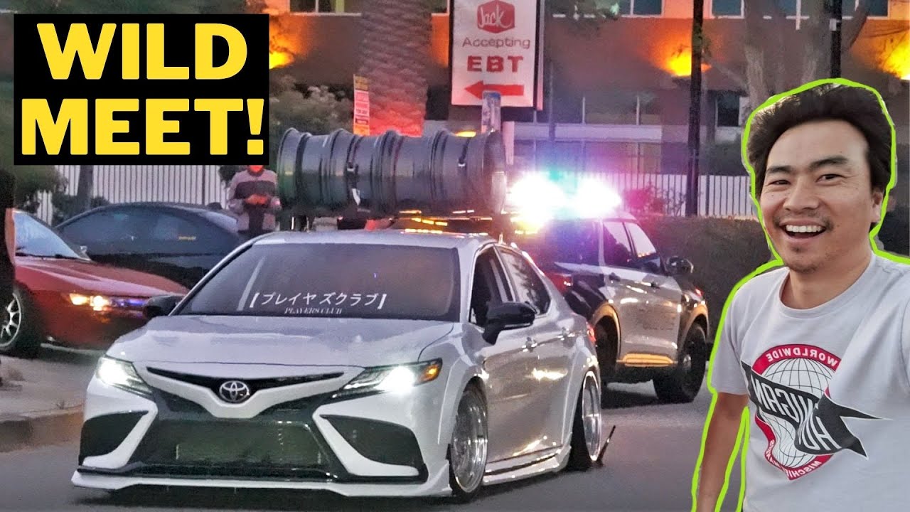 LARRY CHEN Hosting an INSANE Car Meet with libertywalkkato! - YouTube