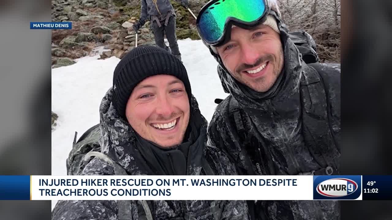 Injured hiker rescued on Mount Washington despite treacherous ...