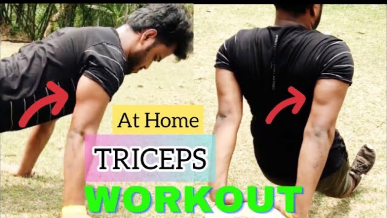5 Best Triceps Workout At Home You Can Do Absolutely Anywhere - YouTube