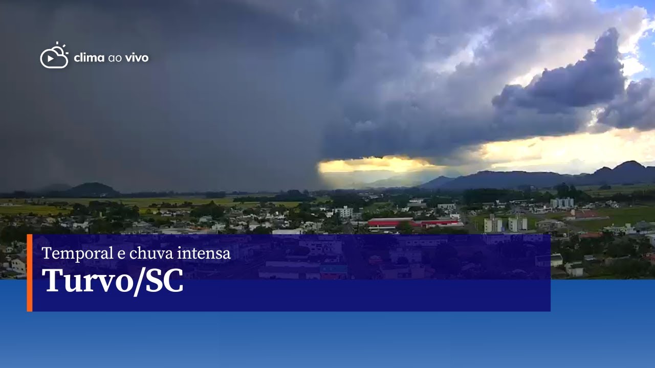 Temporal e chuva intensa em Turvo/SC - 04/03/23 - YouTube