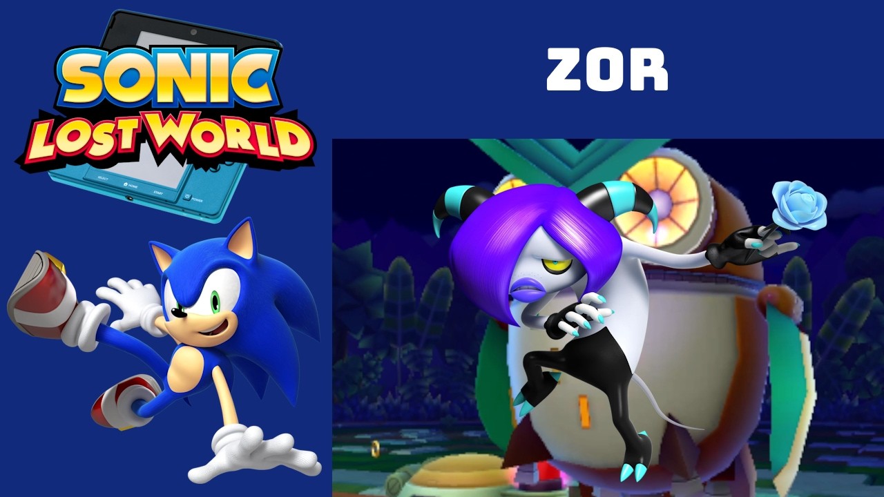 Sonic Lost World (3DS) - Zor in 0:36.20 - YouTube