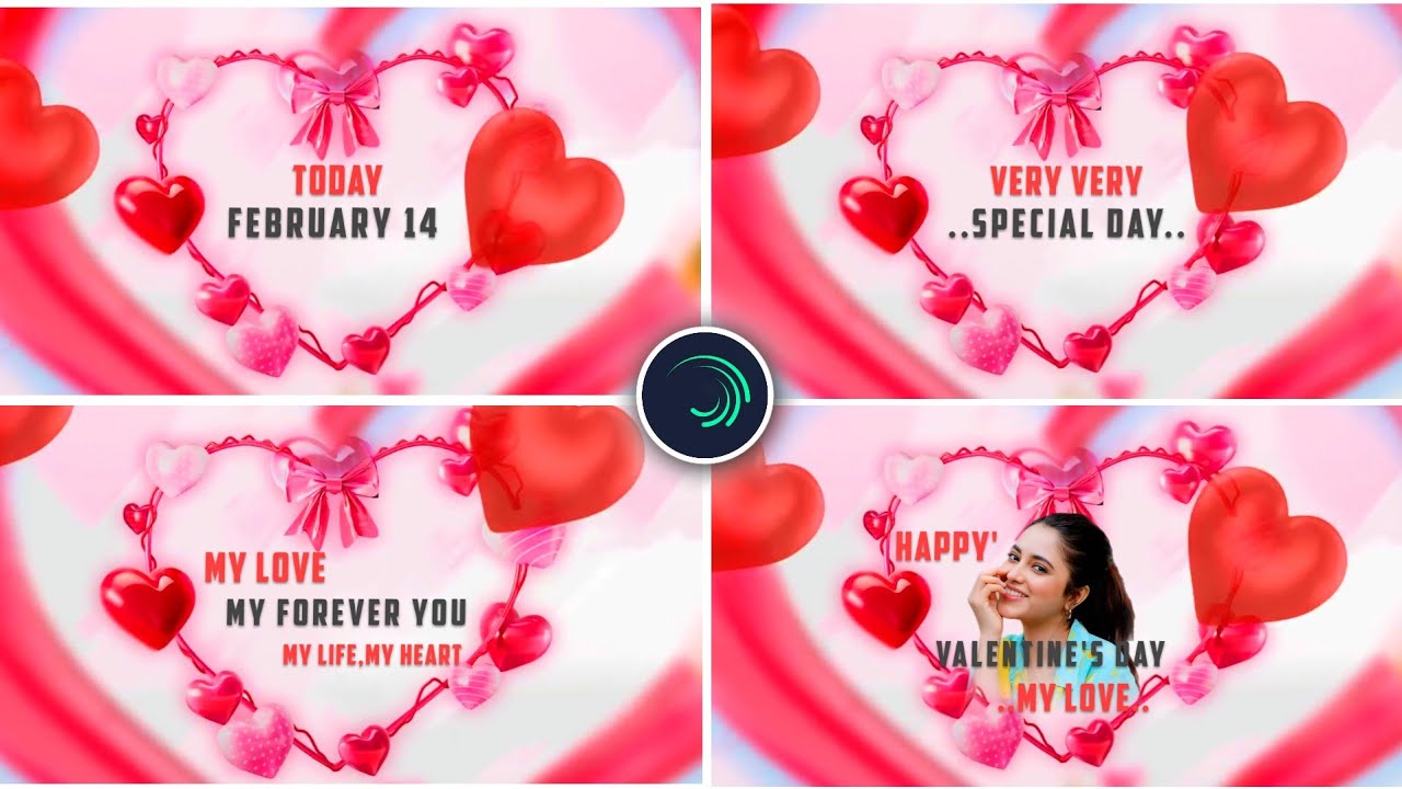 happy valentine's day special video editing in alight motion | Valentine's day video editing ...