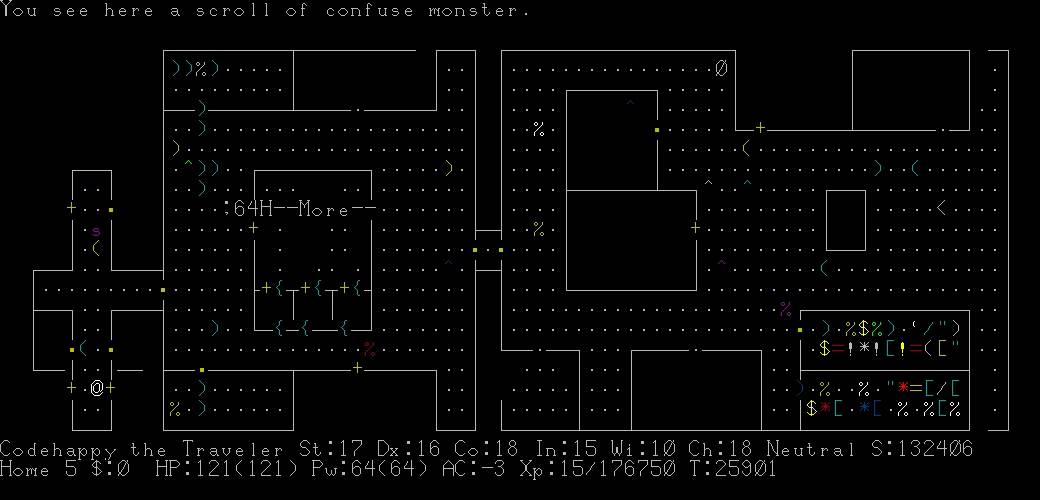 NetHack Tourist ascension - YouTube