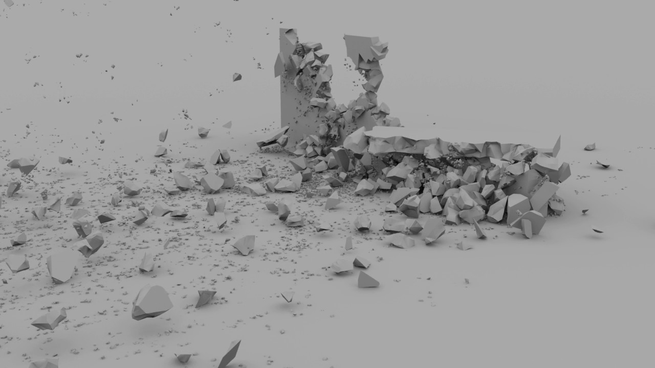 Wall Destruction Test - HOUDINI - YouTube