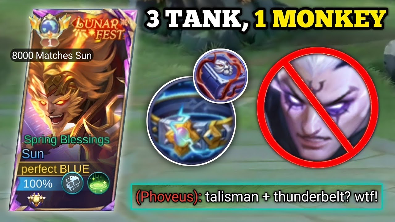 SUN FIRST ITEM THUNDERBELT + TALISMAN!‼️ (unli monkey!🙉) | GLOBAL SUN ...
