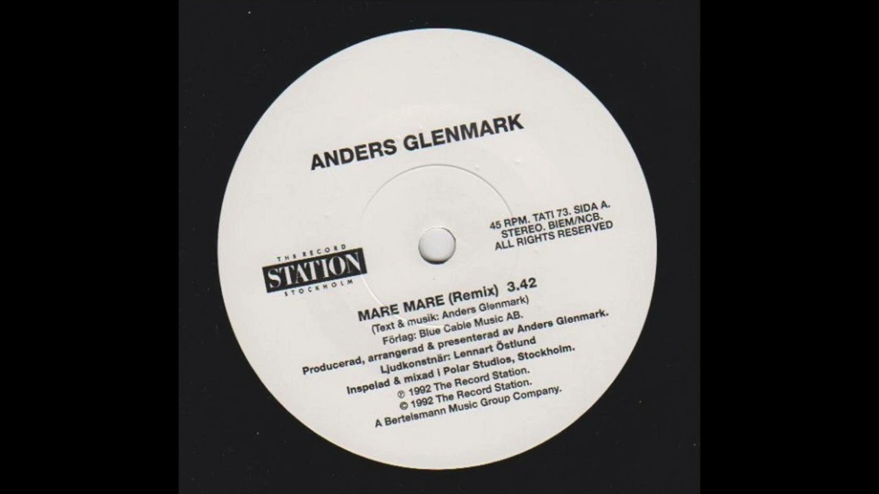 Anders Glenmark - Mare Mare (Remix) - YouTube