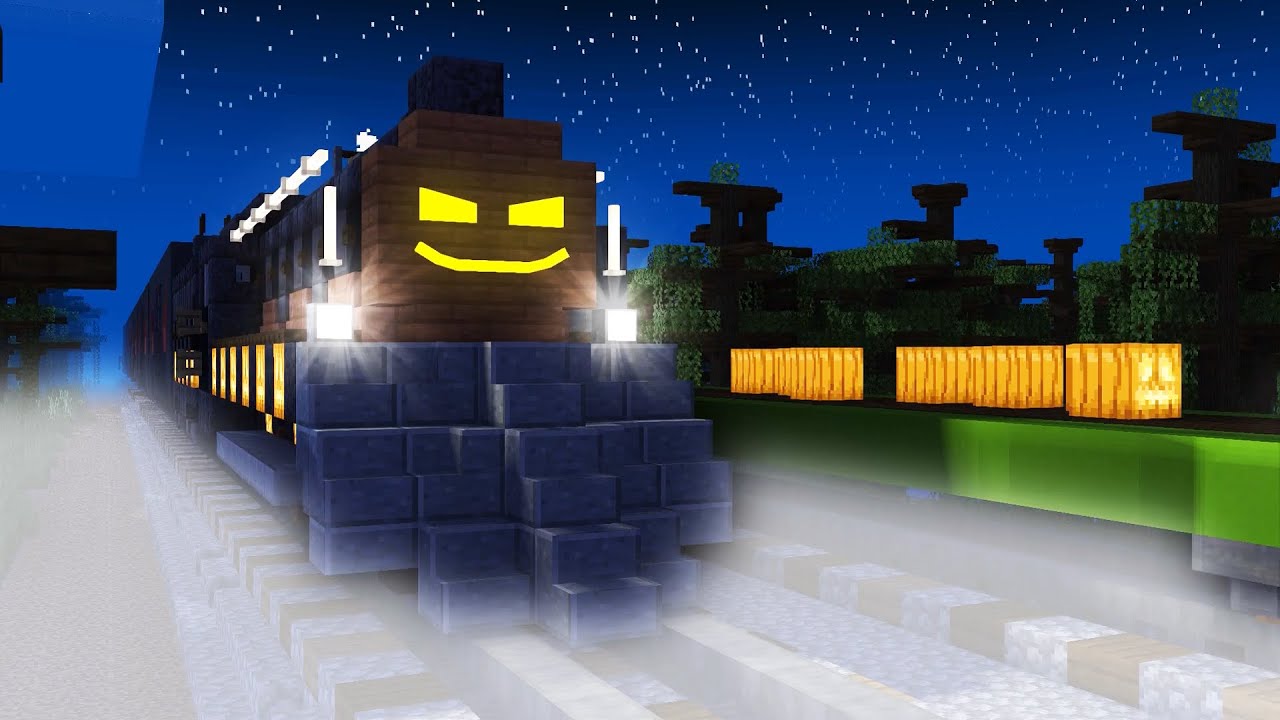 Spooky Trains 2 in Minecraft Animation - YouTube