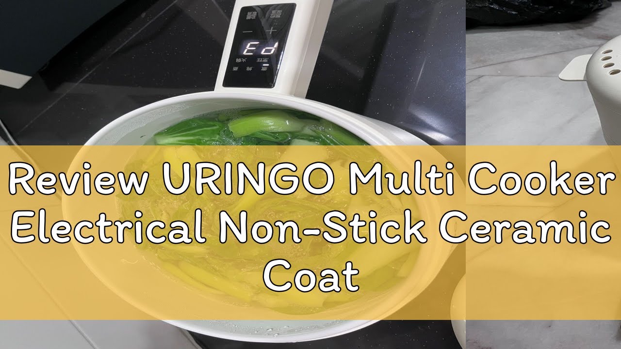 Review URINGO Multi Cooker Electrical Non-Stick Ceramic Coating ...