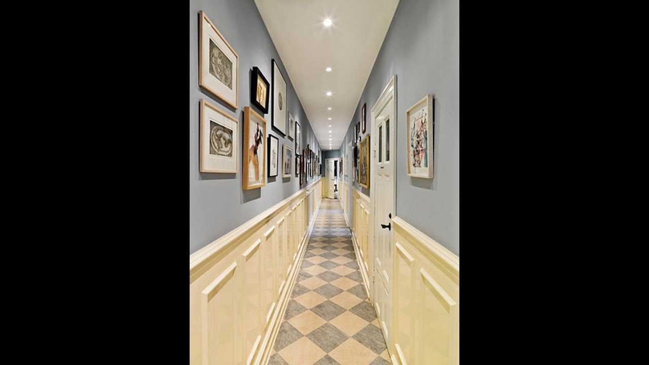 decorating tips with long and narrow lobby - YouTube
