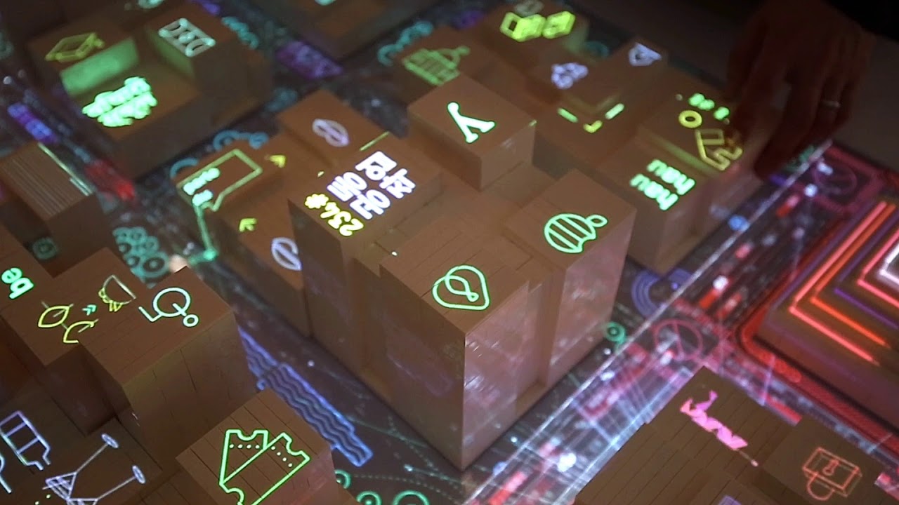 CityScope at the Cooper Hewitt's "The Road Ahead" exhibition - YouTube