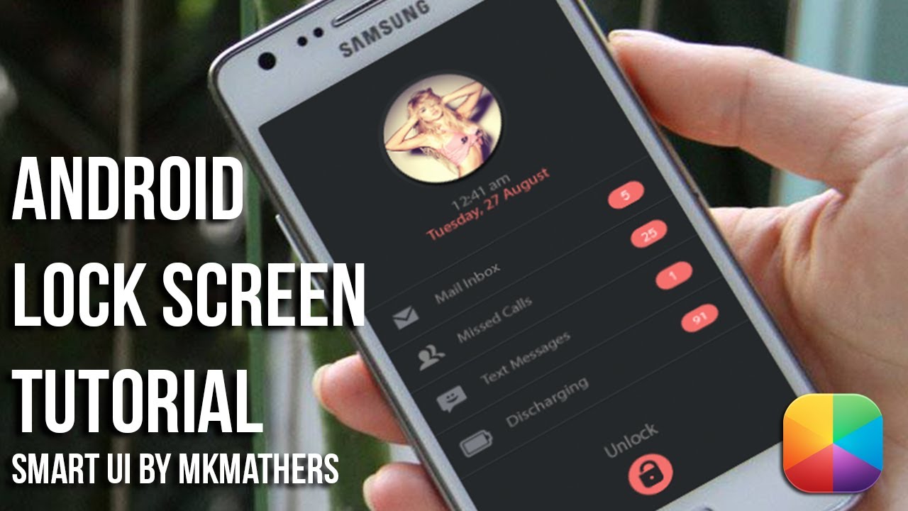 Smart UI Lock (by MKMathers)- Android Lock Screen Tutorial - YouTube