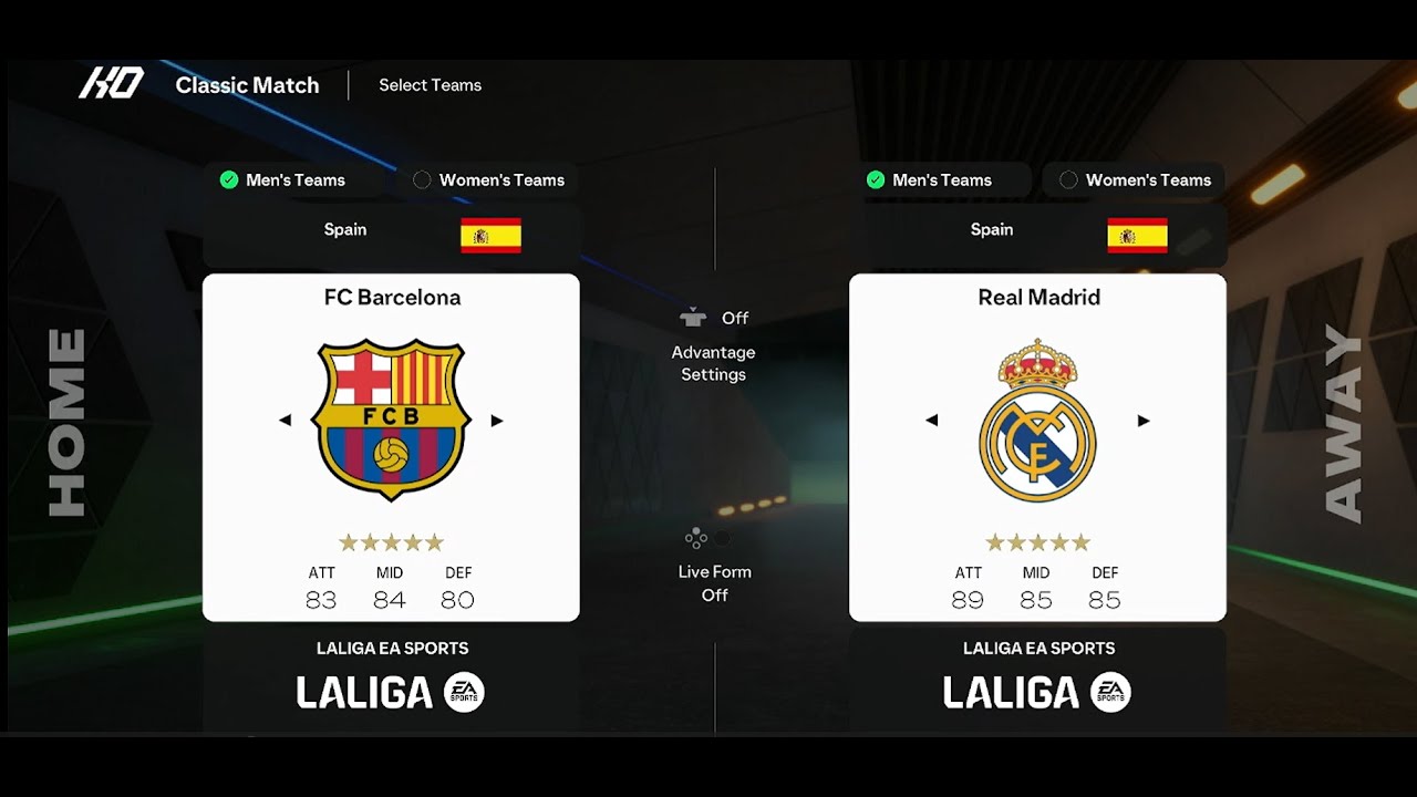 FC 25 Nintendo Switch FC Barcelona vs Real Madrid- mbappe vs lamine ...