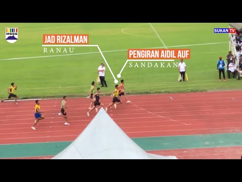 100 METER AKHIR JAD RIZALMAN VS PENGIRAN MSSS 2022