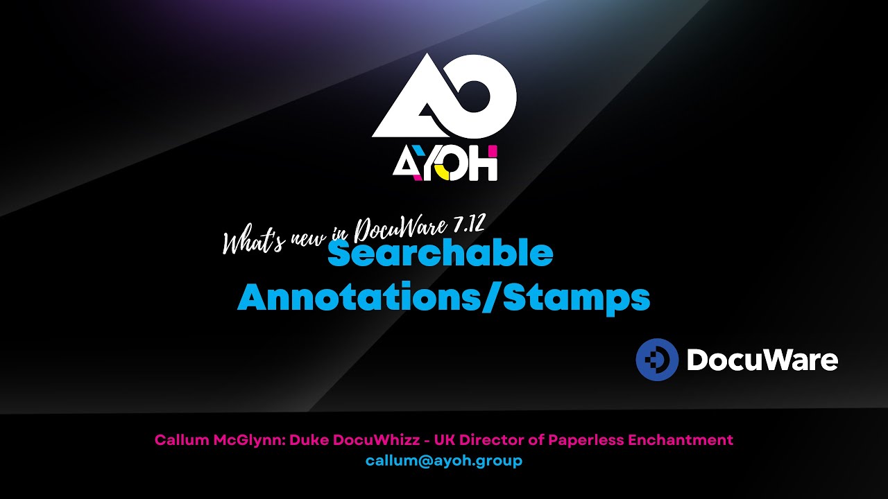 DocuWare 7.12 What's New: Full-Text Search Now Includes Annotations and ...