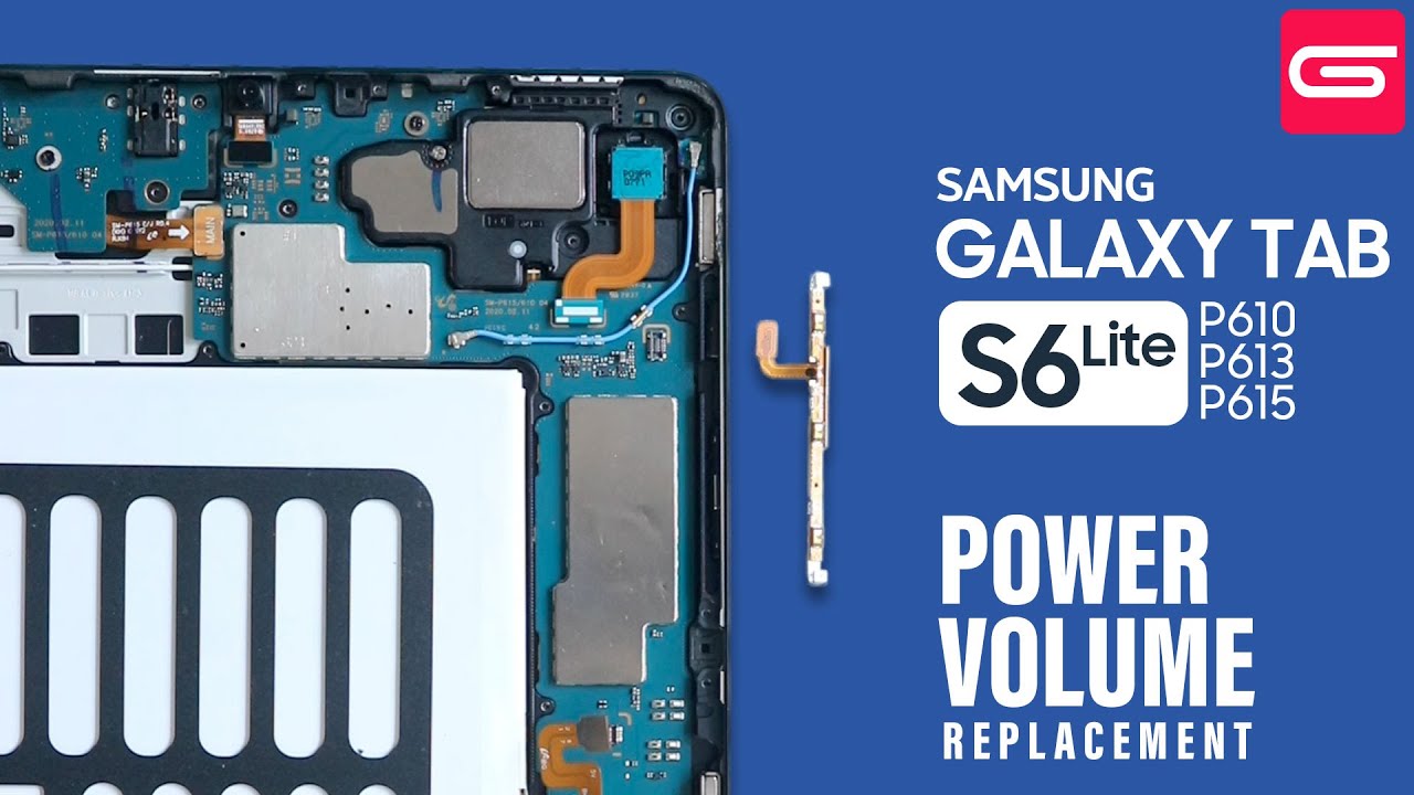 Samsung Galaxy Tab S6 Lite Power Volume Replacement P610 P613 P615 P619 ...
