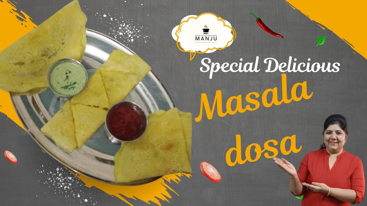cripsy roasted hotel style masala dosa recipe | The BEST Masala Dosa ...