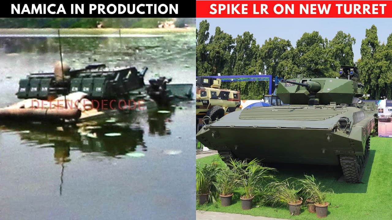 NAMICA in production | BMP-II based Spike LR combat system. - YouTube