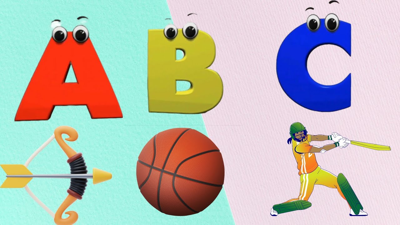 ABC Phonics Song , Sports Song , Sports phonics song for toddlers to ...