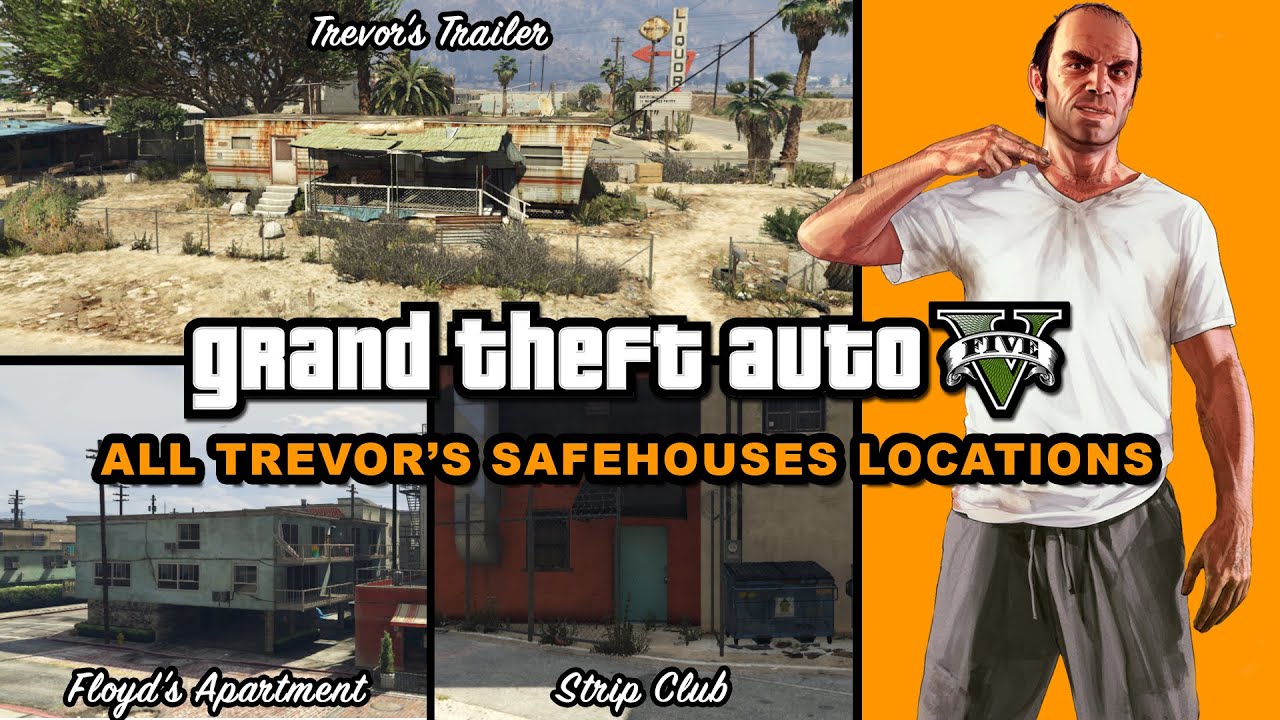 Gta 5 Safe Houses Map