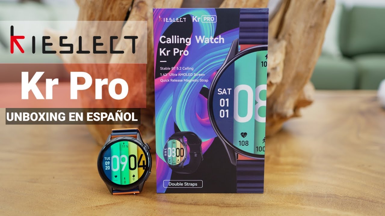 Kieslect Kr Pro con pantalla Amoled Alway On Display - YouTube