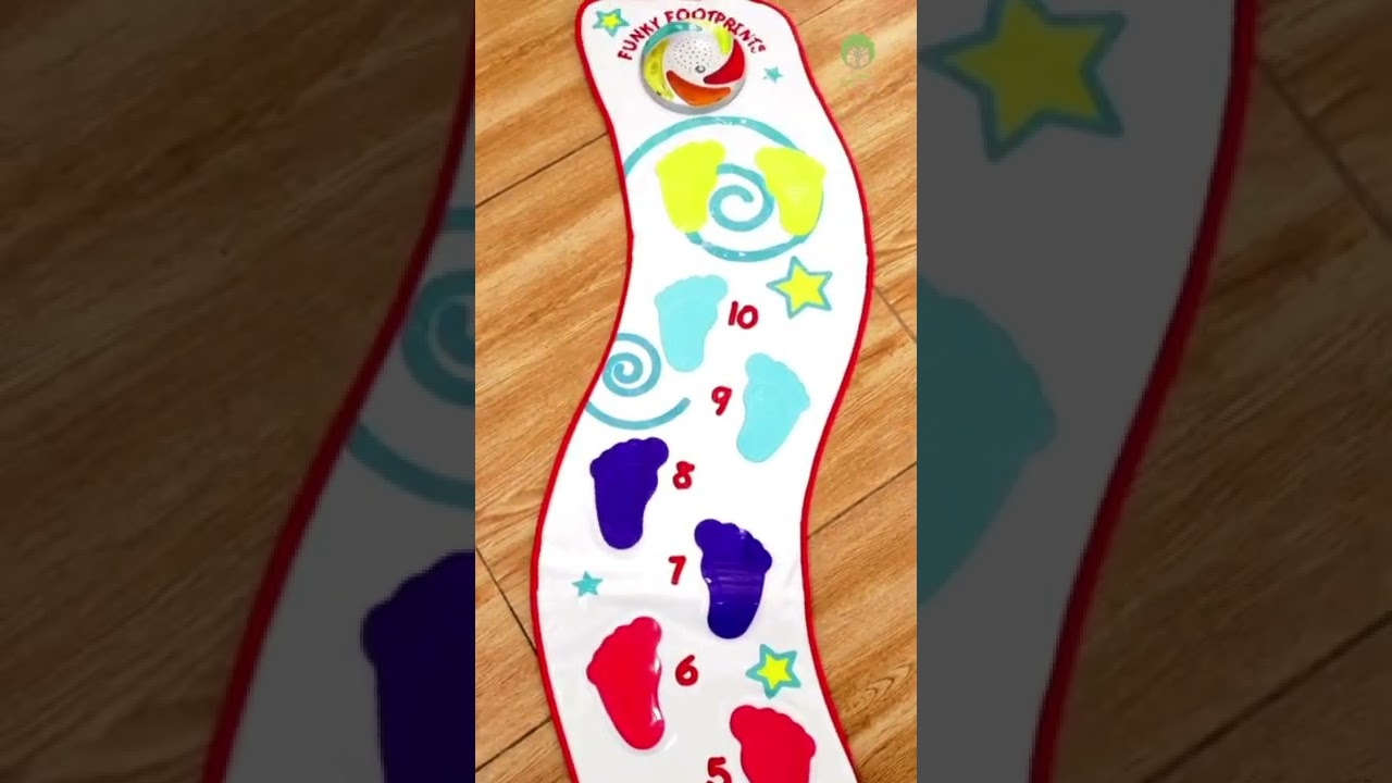 ELC Lights and Sounds Funky Footprints - Baby & Toddler Toys - YouTube