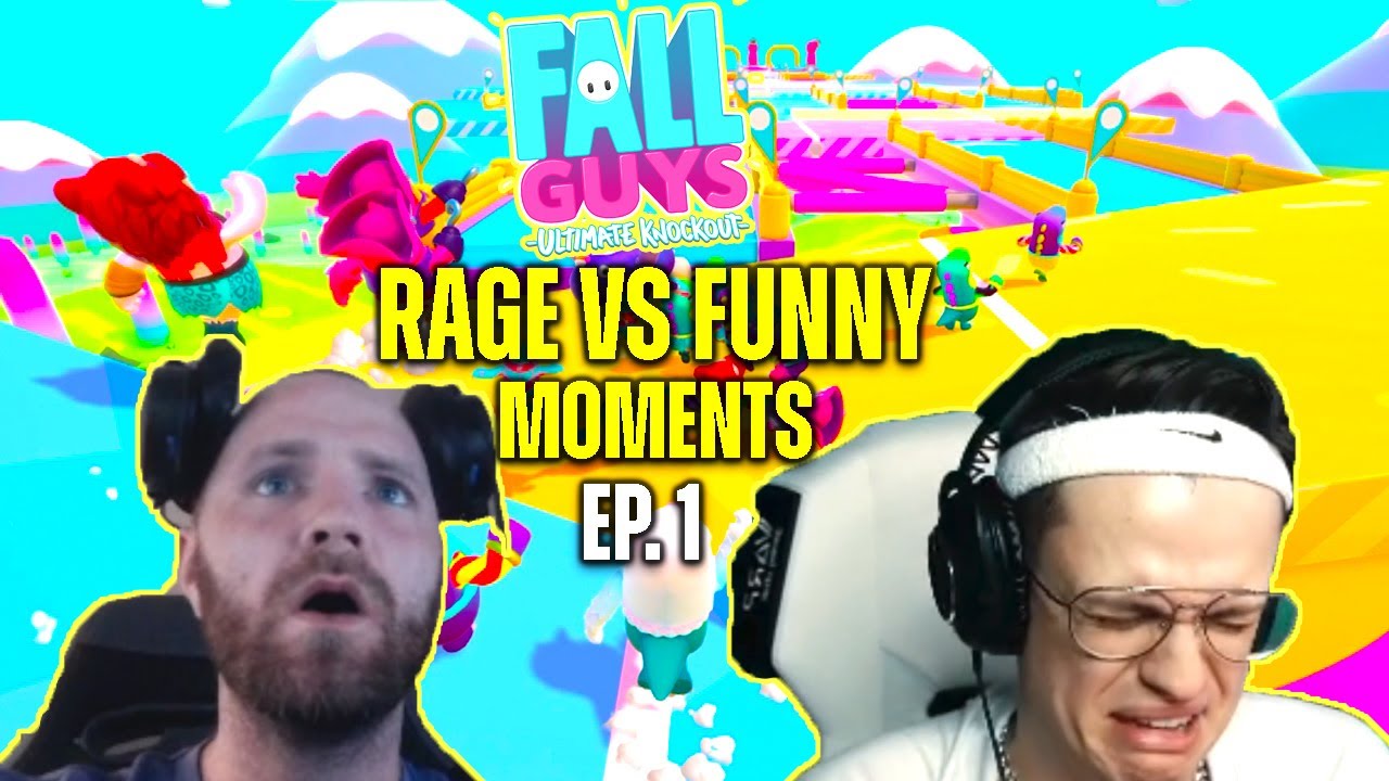 Fall Guys Rage VS Funny Moments Ep 01 - YouTube