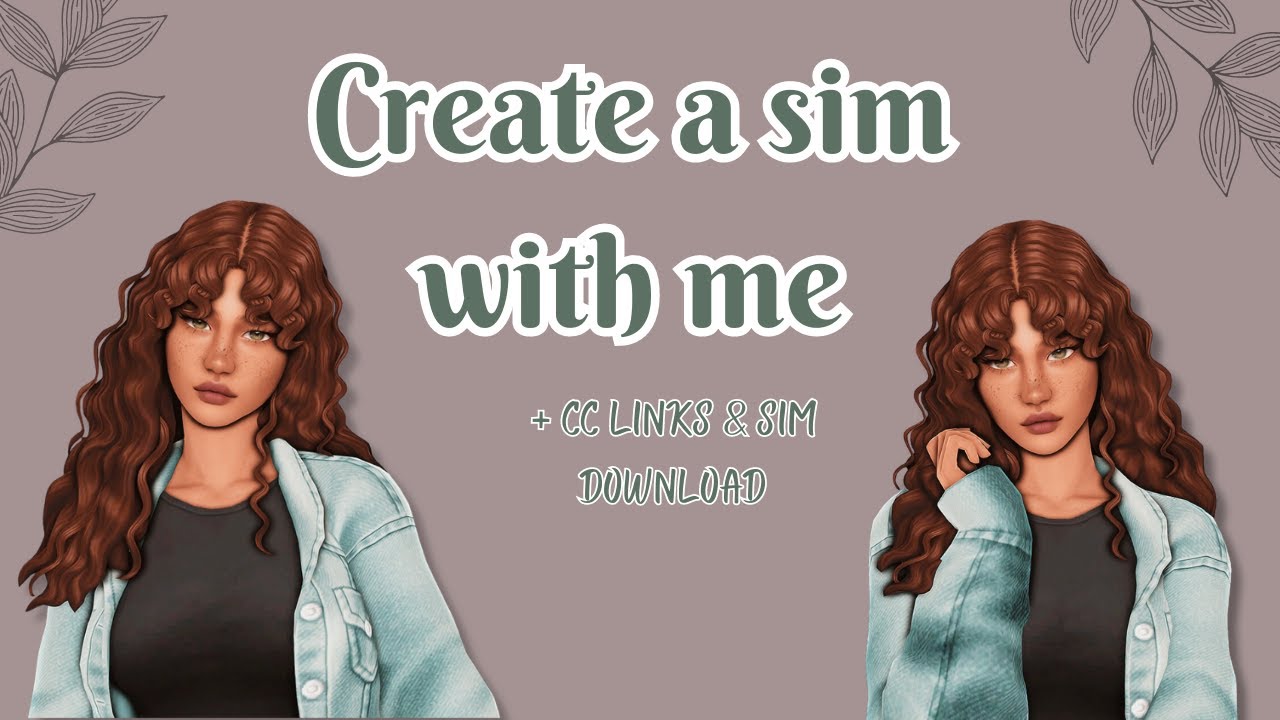 𝗖𝗿𝗲𝗮𝘁𝗲 𝗔 𝗦𝗶𝗺 𝗪/𝗠𝗲 + 𝗦𝗶𝗺 𝗗𝗼𝘄𝗻𝗹𝗼𝗮𝗱 & 𝗖𝗖 𝗟𝗶𝗻𝗸𝘀 - YouTube