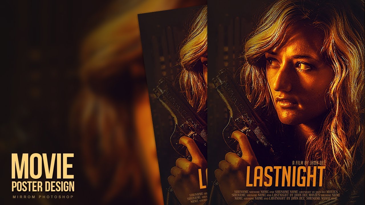 Make a Movie Poster Style Photo Effect in Photoshop - YouTube