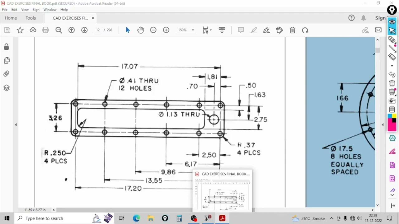 Mastercam Cad Tutorials I Designing The Gasket Water Inlet Conn I Machine Mate Youtube