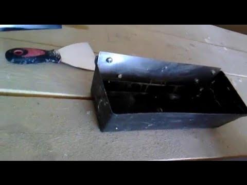 Емкость для шпатлевки,клея,краски. - YouTube