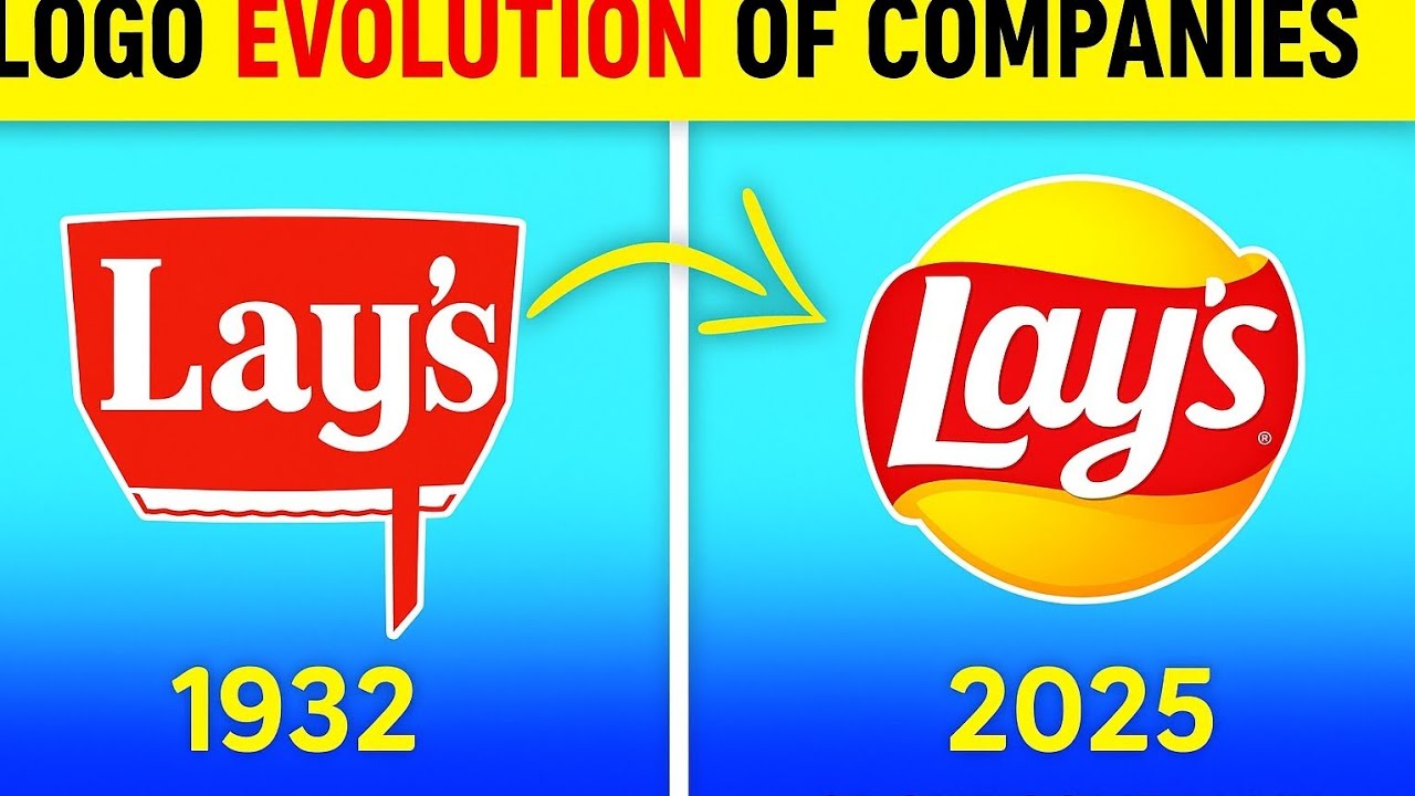 Evolution of Lay’s Logo (1932–2025) | First Logos of Famous Companies ...