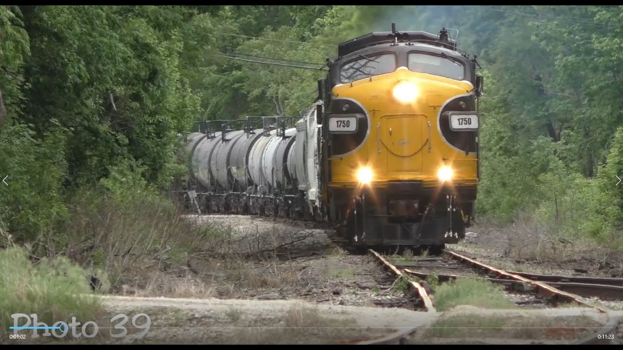 F-Units on Freight Trains in Central Illinois (2019) Keokuk Junction Railway - YouTube
