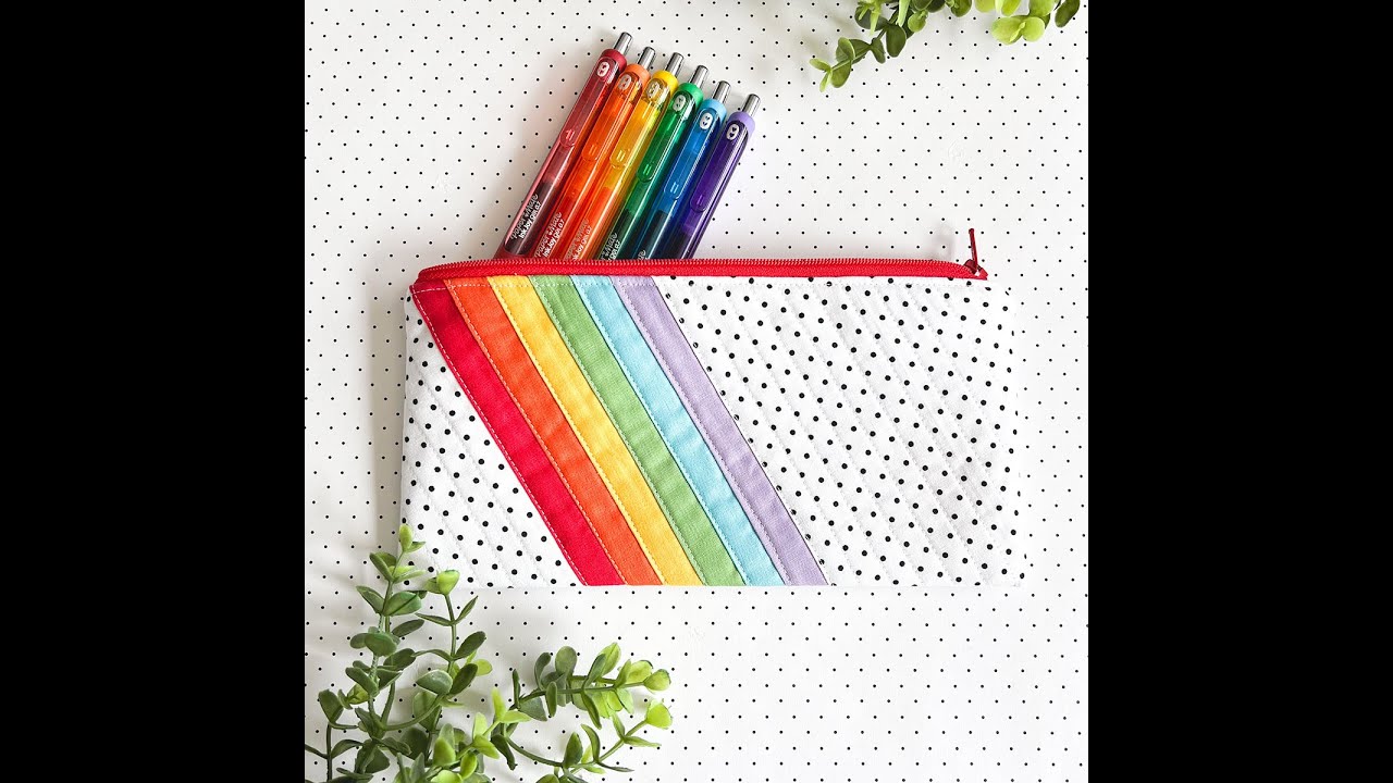 Zipper Pouch class take 2 - YouTube