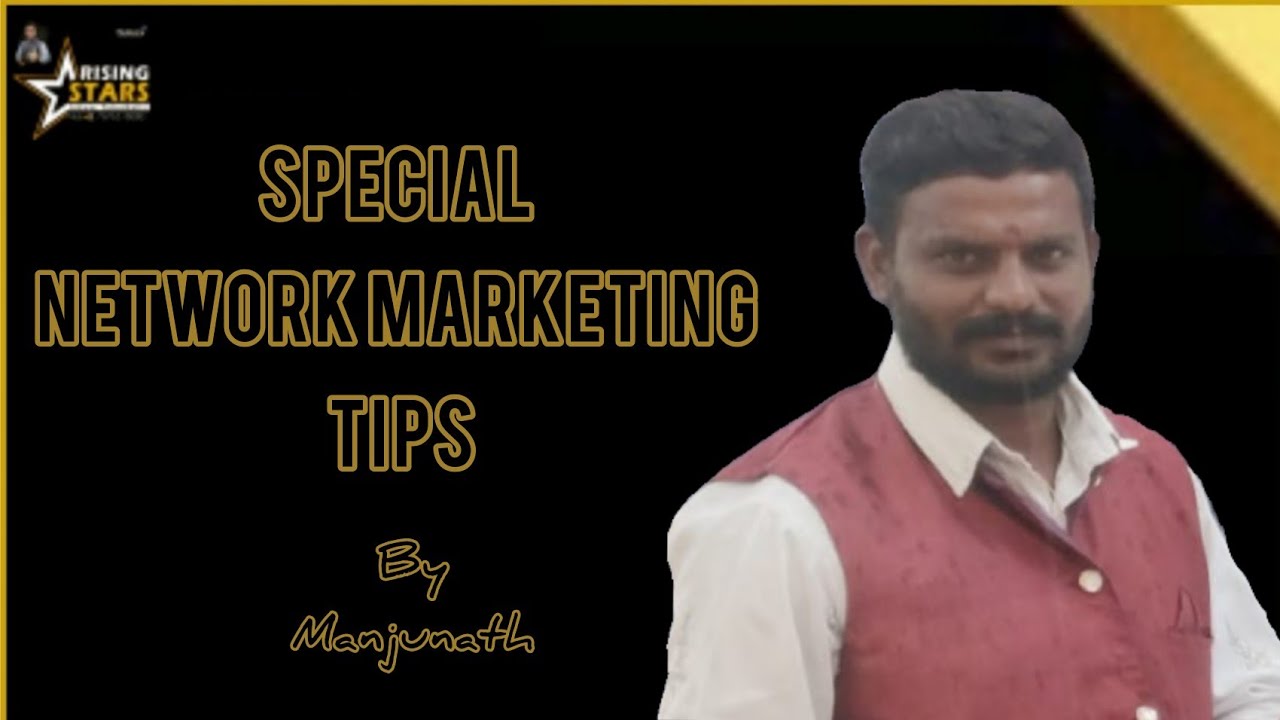 Best Network Marketing tips by Manjunath Sir - YouTube