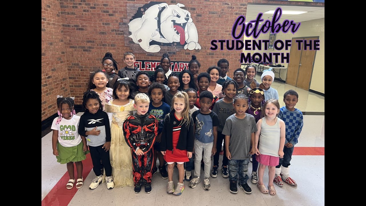 October 2023 Student of the Month at Oak Hill Elementary. - YouTube