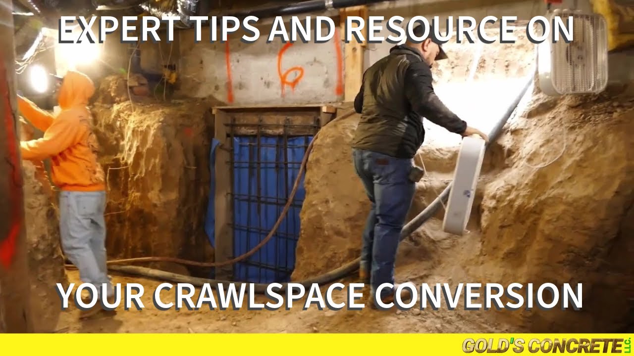 Expert Tips and Resource on Your Crawlspace Conversion - YouTube