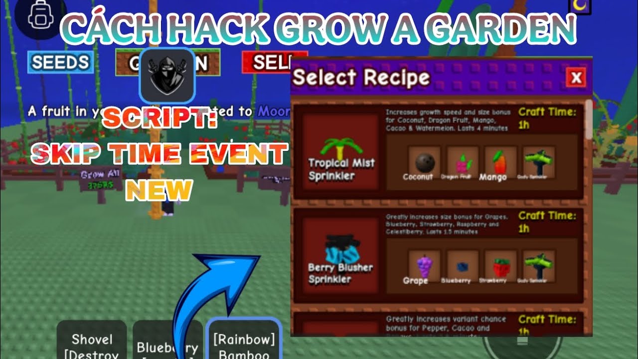 Cách Hack Grow A Garden - Script Skip Time Chế Đồ Event Mới Nhất ...
