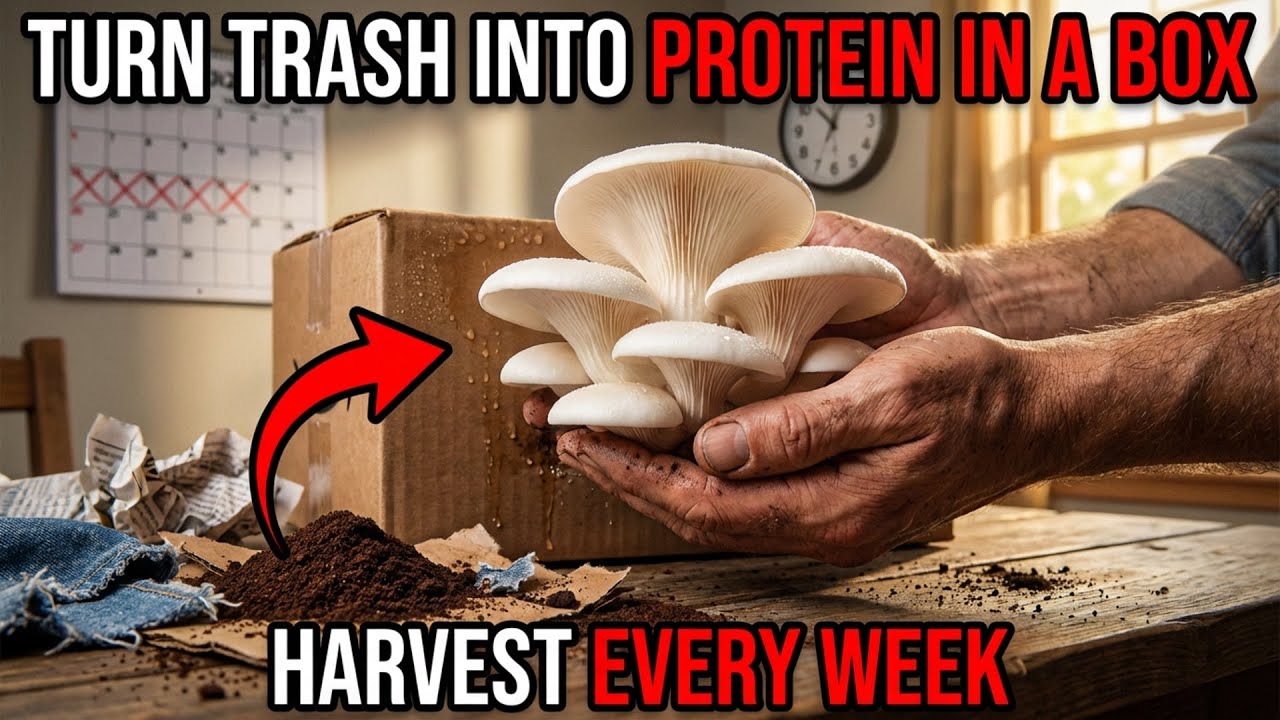 Turn Trash Into Protein In A Box. Harvest Every Week. Setup Takes Ten ...