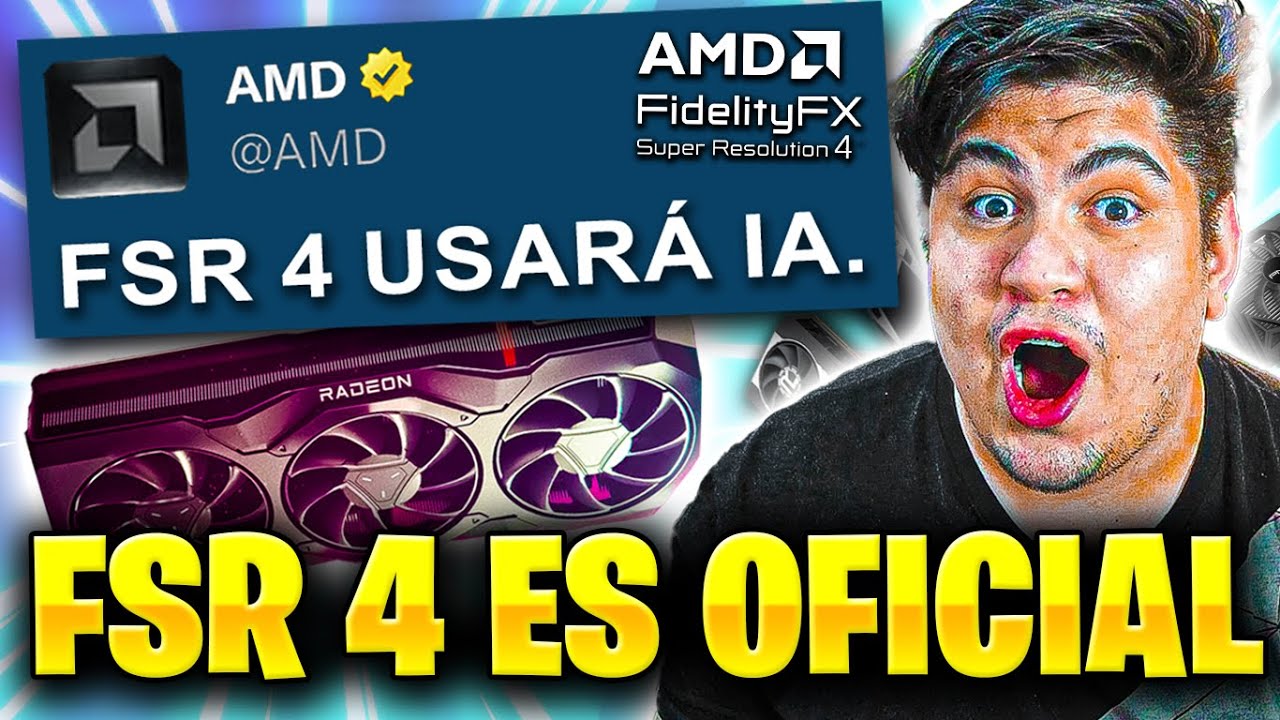 FSR 4 ES CONFIRMADO por AMD y usa IA para FRAME GENERATION - Noticias ...