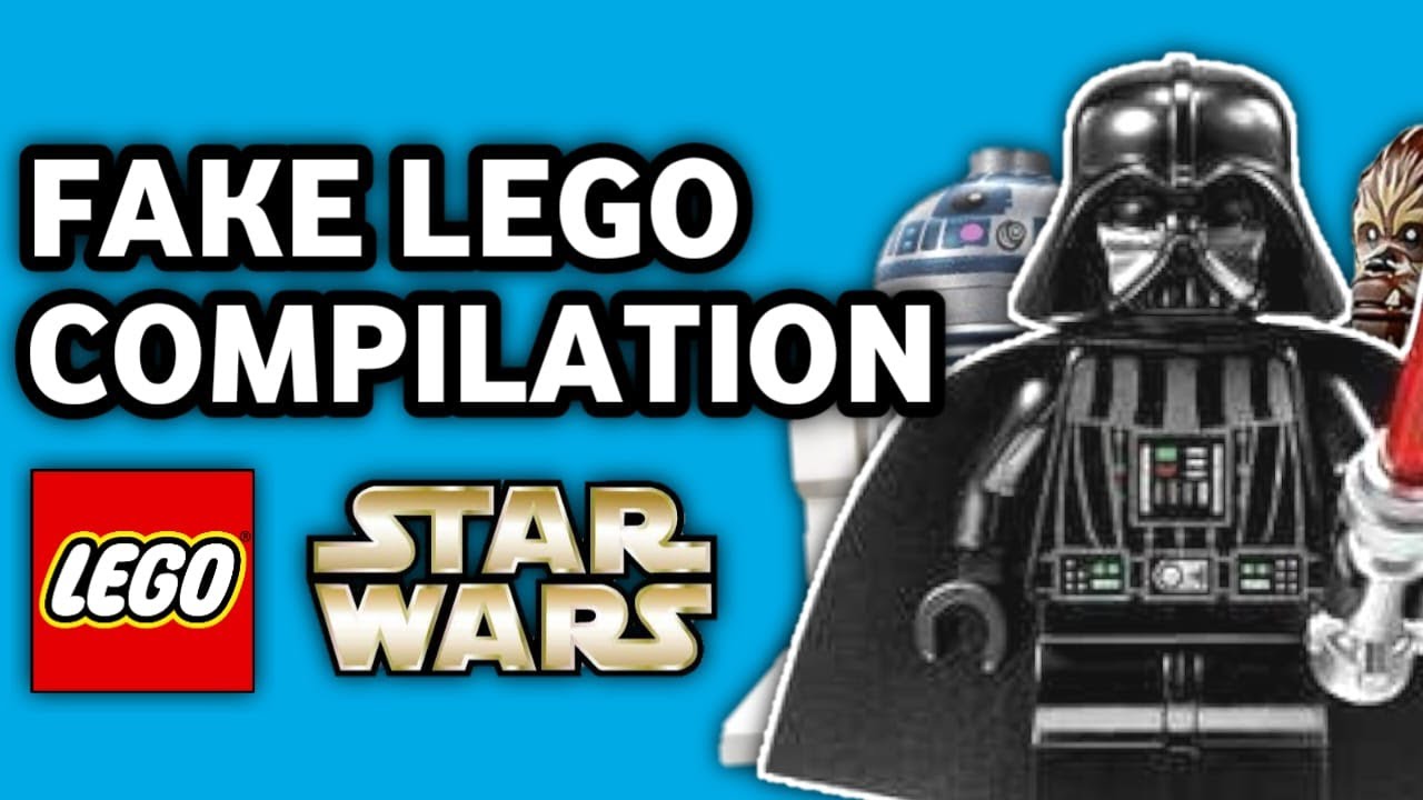 Fake LEGO Star Wars Minifigures Compilation! (Classic Darth Vader, R2D2 ...