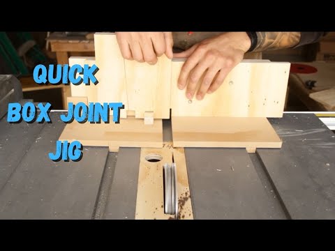 Adjustable Box-Joint Jig - YouTube