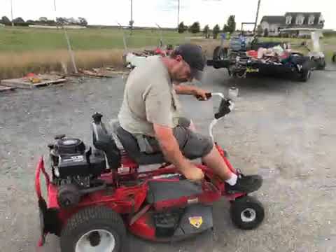 #531 Snapper 28 inch riding mower - YouTube